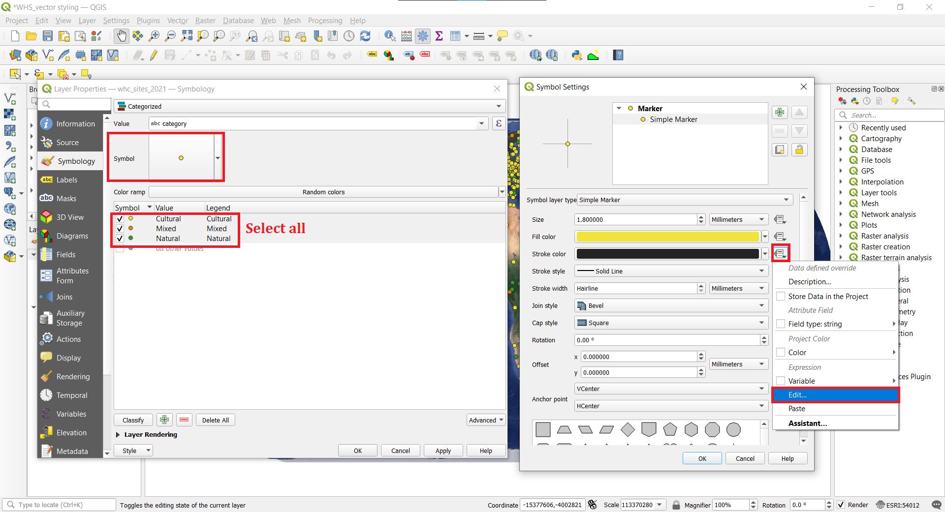 Basic vector styling • Home